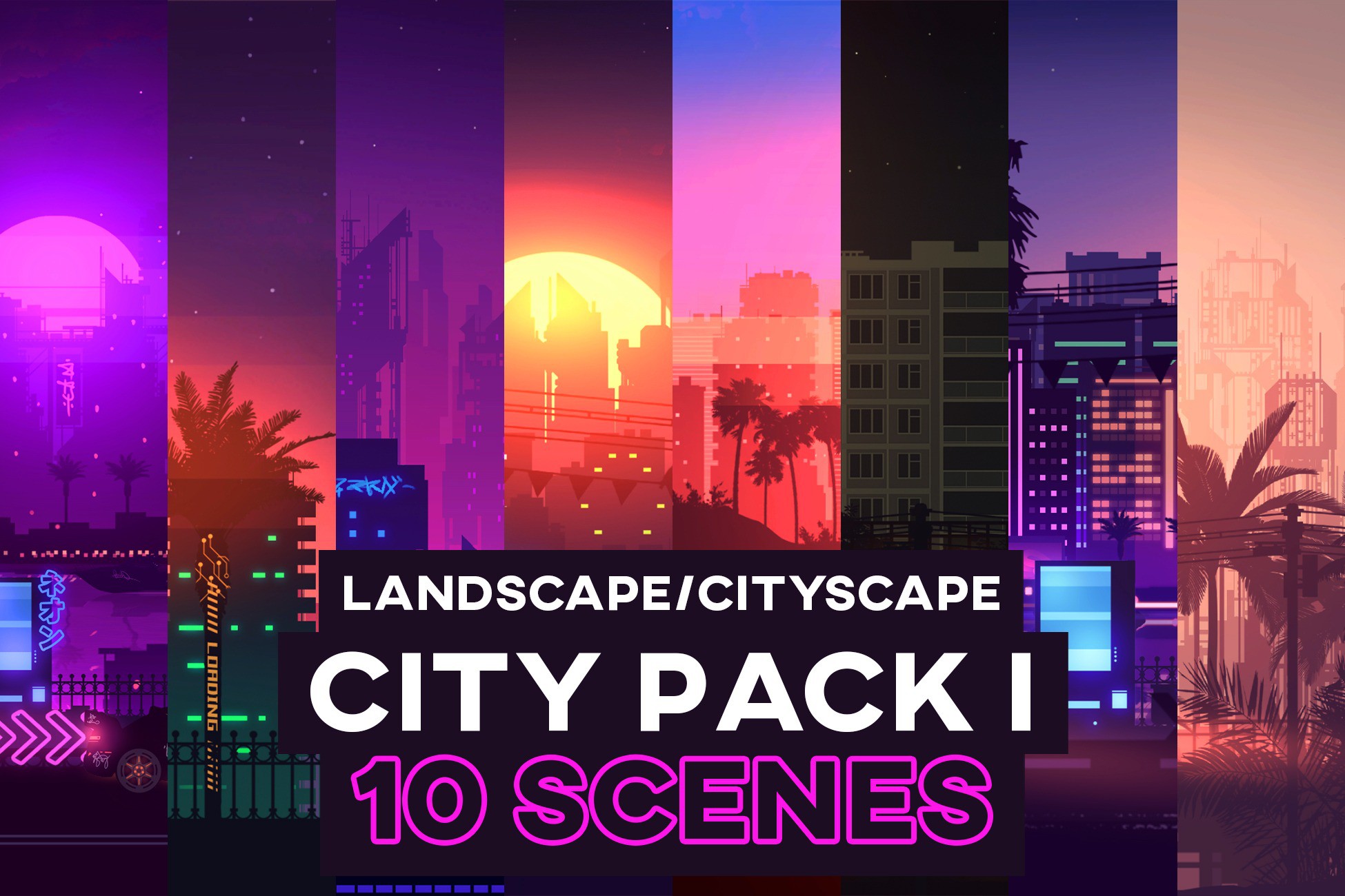 Cityscape Pack Vol.1 | 2D Environments | Unity Asset Store
