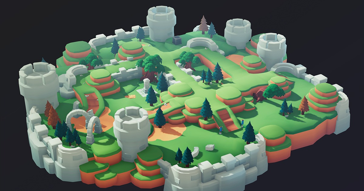 Forest Ruins Pack Cute Series | 3D Fantasy | Unity Asset Store