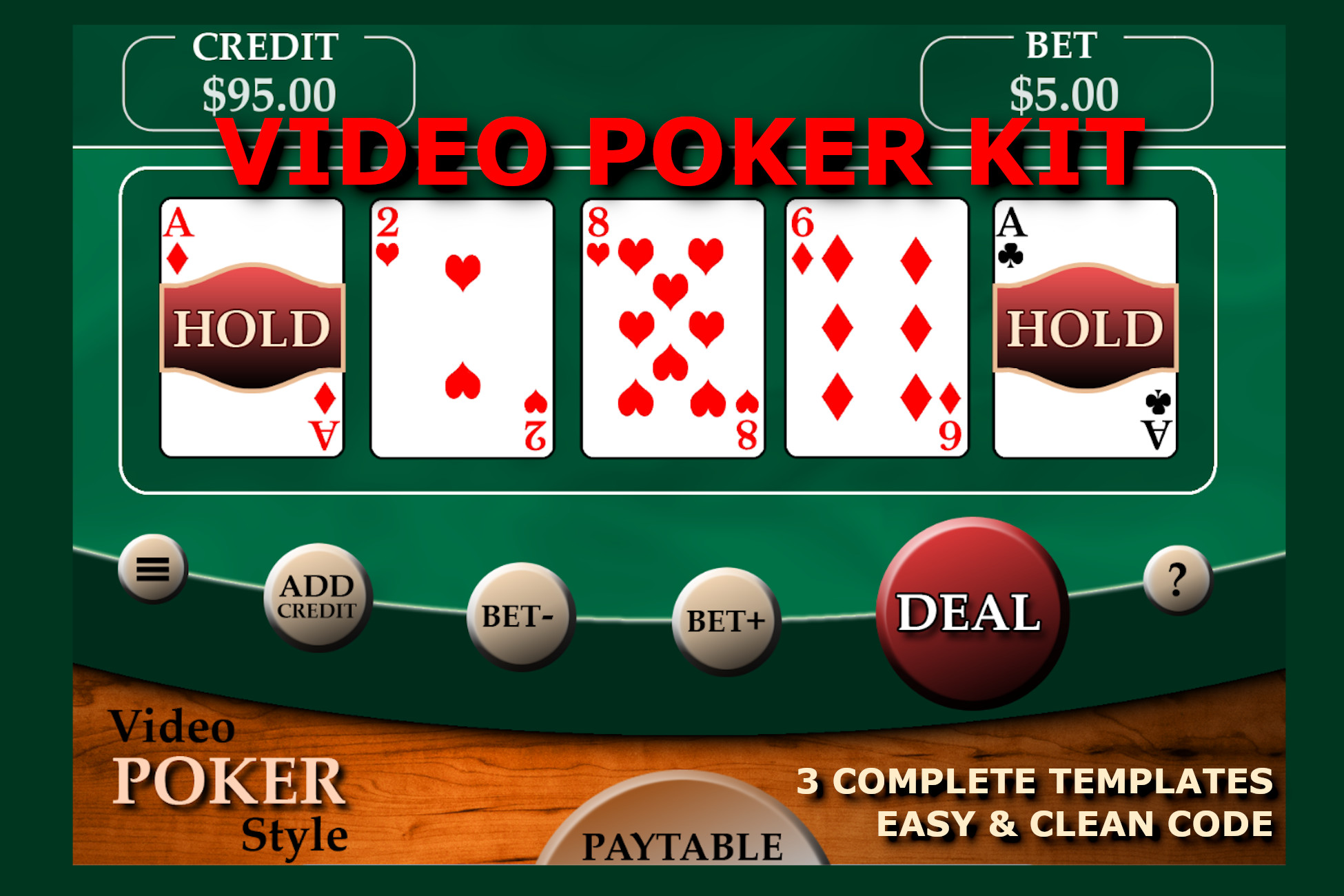 Video Poker Starter Kit | 包 | Unity Asset Store