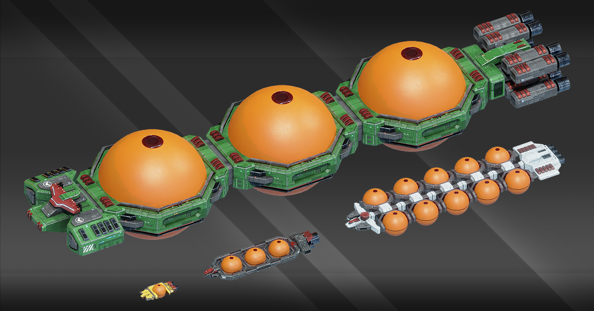 Civilian Tanker Spaceship Collection | 3D Space | Unity Asset Store