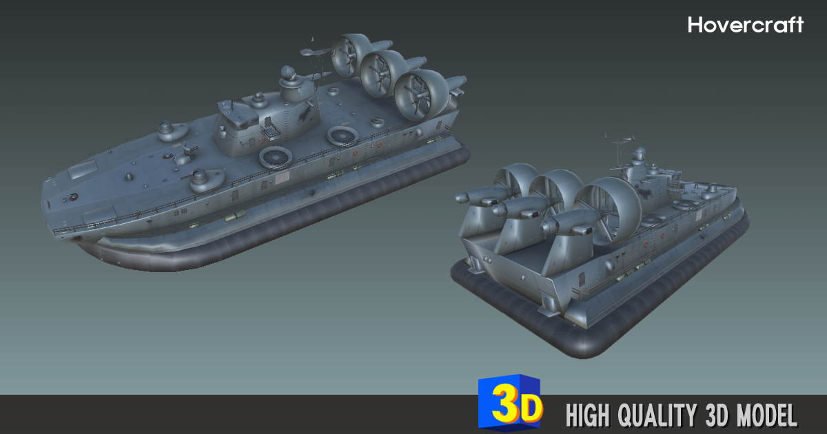 3D Hovercraft | 3D Sea | Unity Asset Store