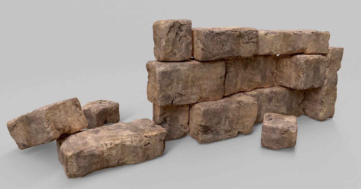 High detailed Stones rock set 01 | 3D Exterior | Unity Asset Store