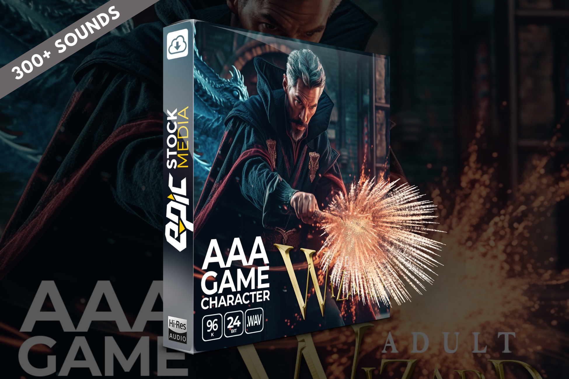 AAA Game Character Adult Wizard | Voices Sound FX | Unity Asset Store