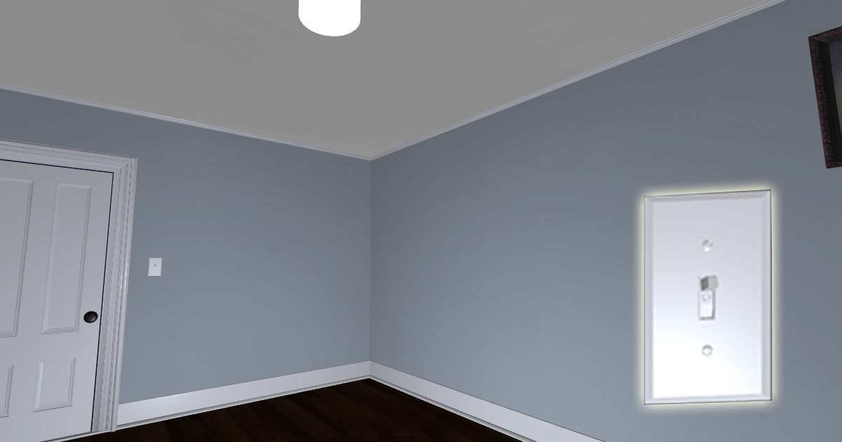 Small VR Room with Functional Light Switch | 3D Urban | Unity Asset Store