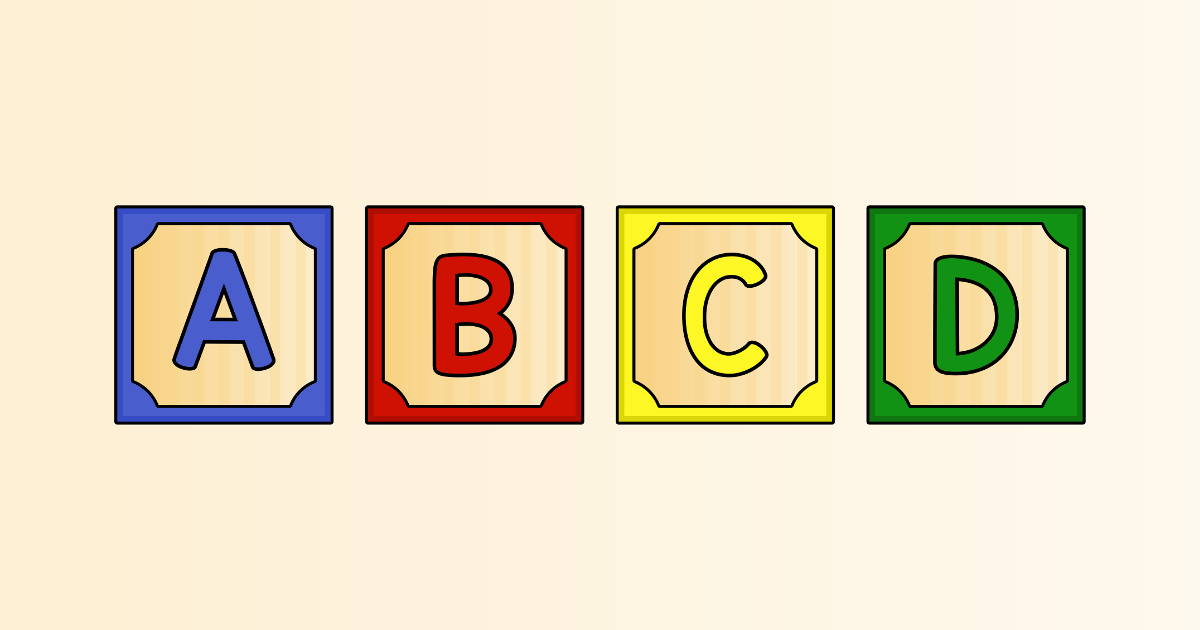 The Toy Cube Alphabet - Upper, Lower and Numbers | 2D Environments ...