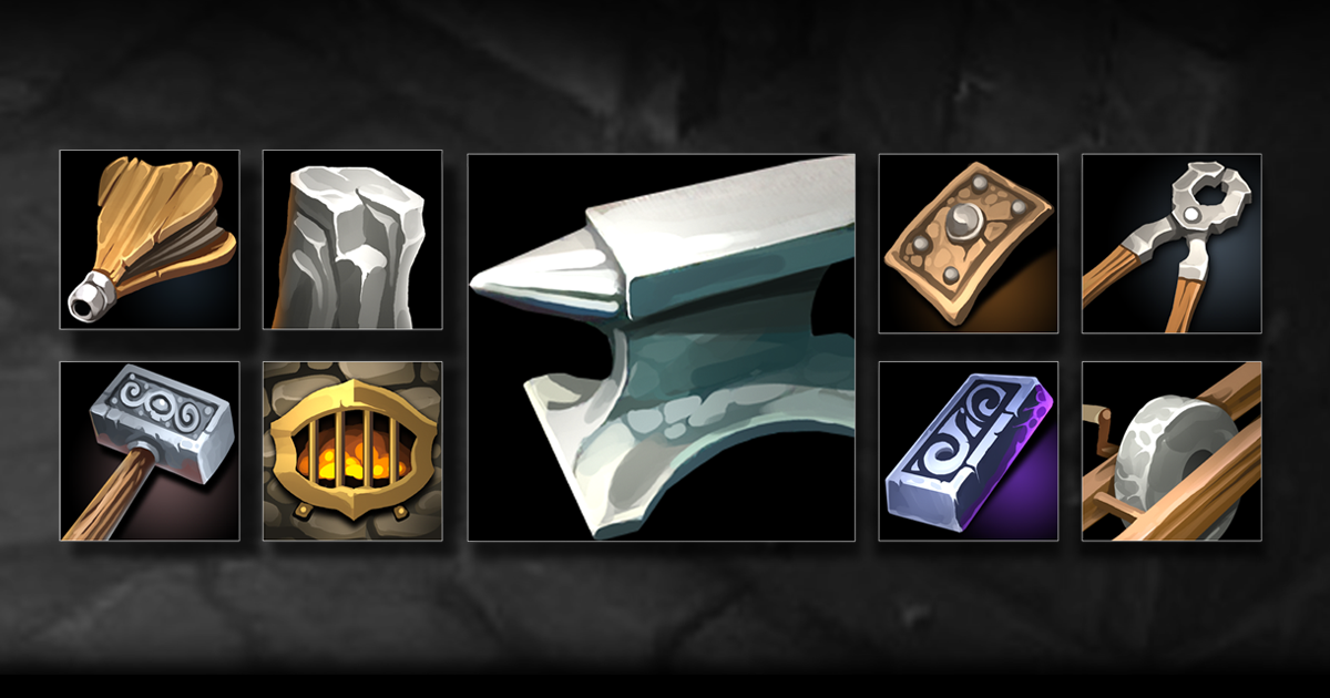 RPG Blacksmithing Icons | 2D Icons | Unity Asset Store
