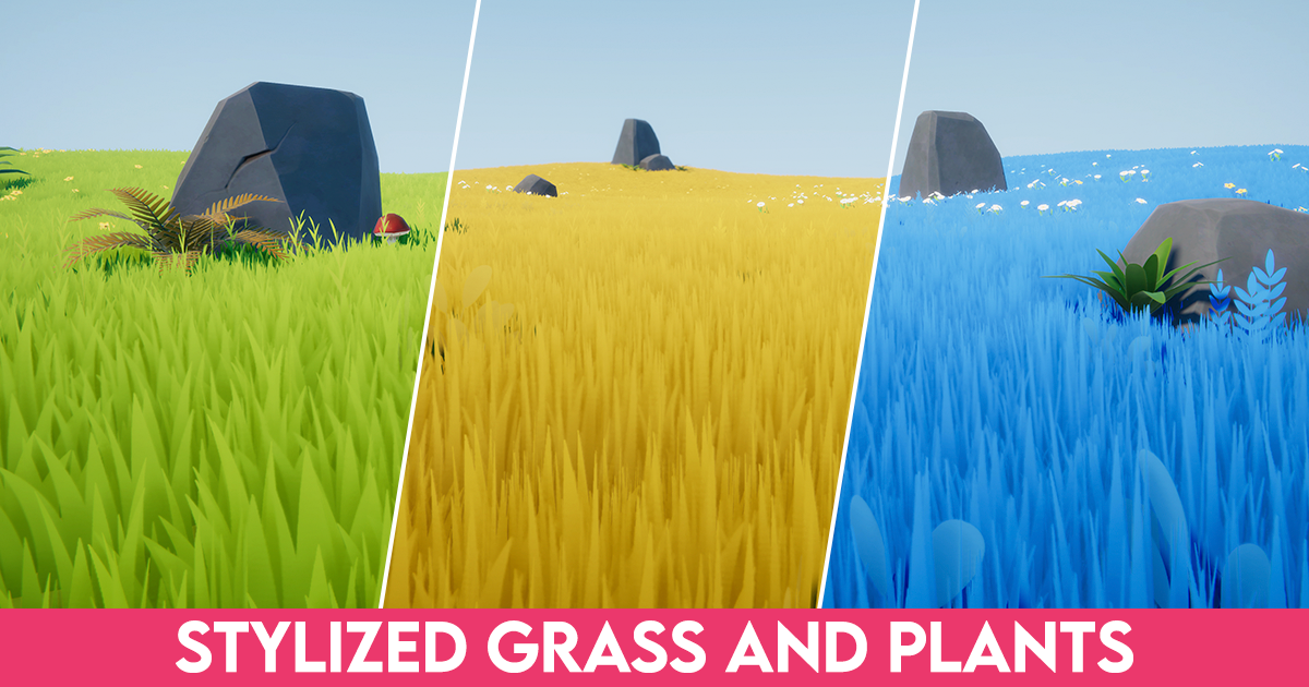 Stylized Grass and Plants | 3D Vegetation | Unity Asset Store