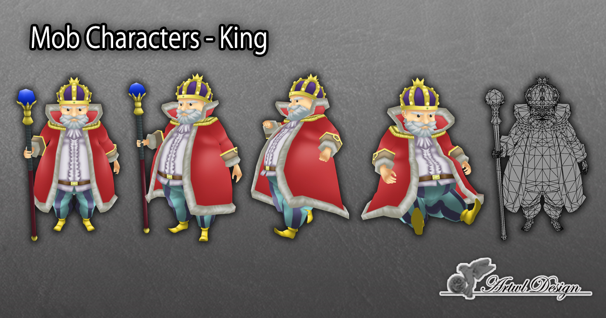 MobCharacters-King | Characters | Unity Asset Store