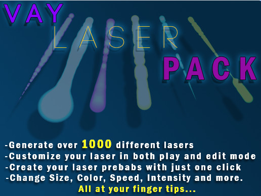 Vay Laser Pack | VFX Particles | Unity Asset Store