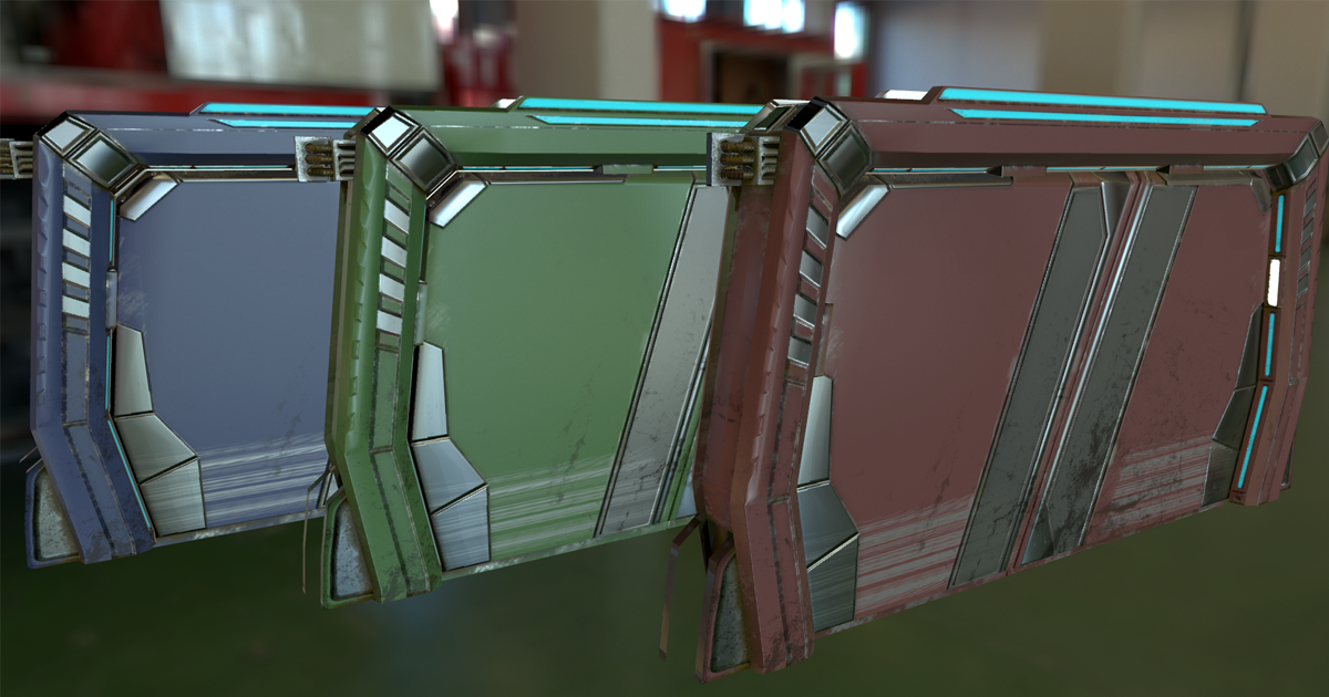 Sci-fi Gates | 3D 科幻 | Unity Asset Store