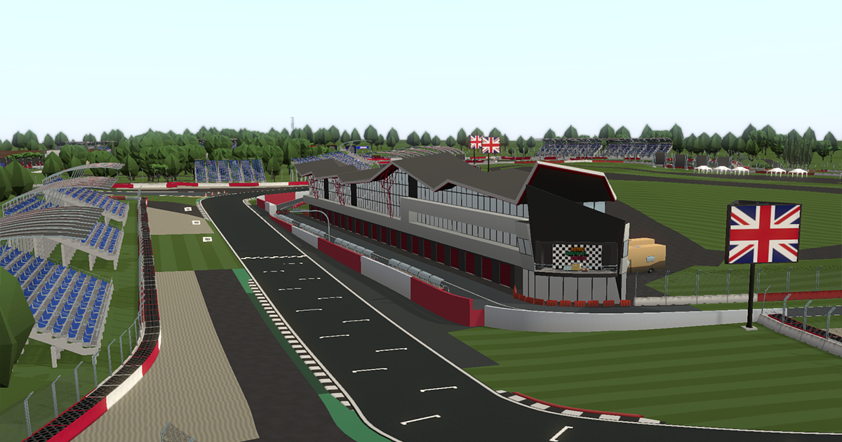 Cartoon Race Track Silverstone | 3D Roadways | Unity Asset Store