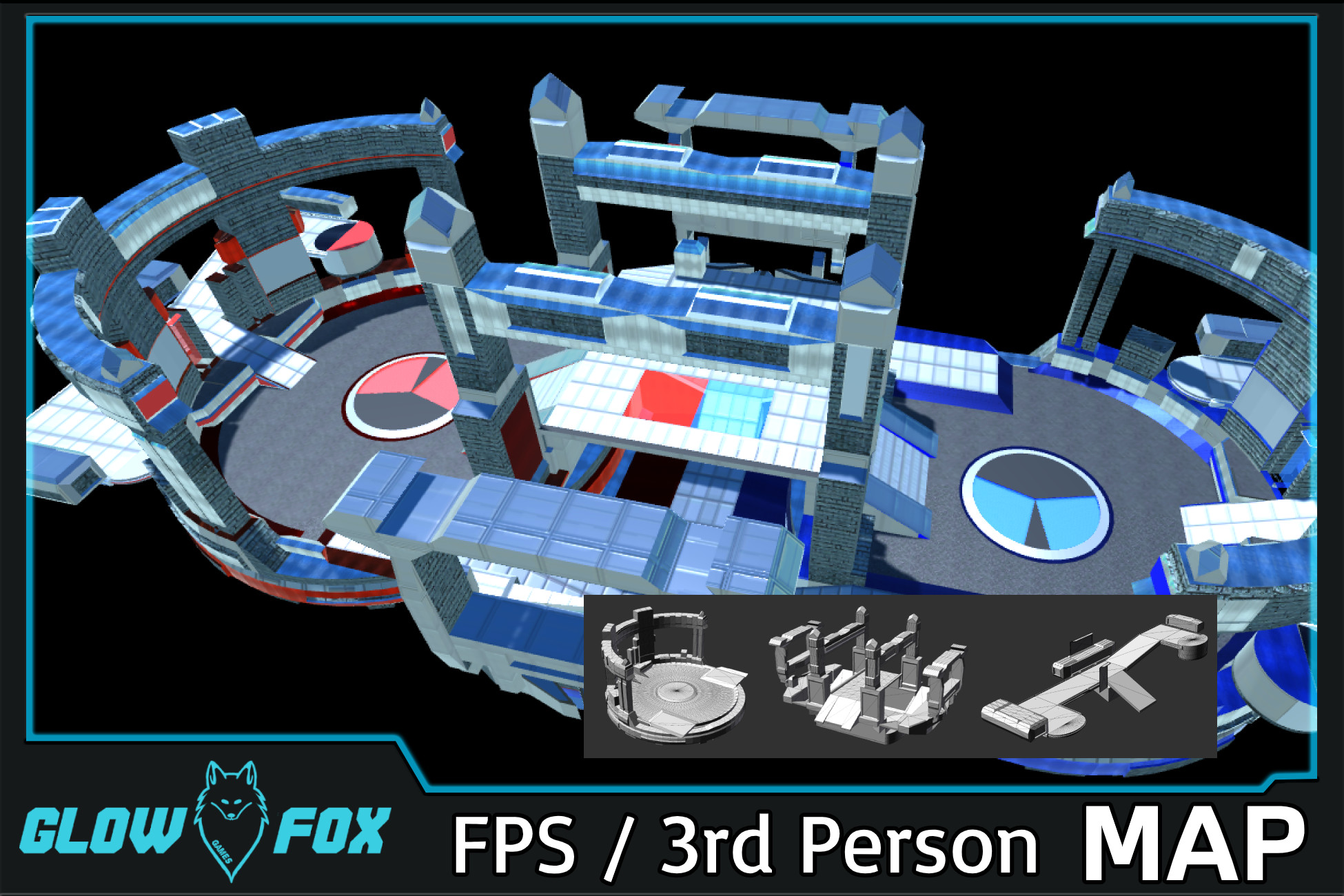 FPS / 3rd Person multiplayer MAP | 3D Urban | Unity Asset Store