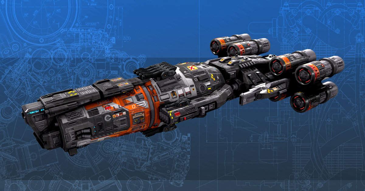 SF REBEL Destroyer RF3 | 3D Space | Unity Asset Store