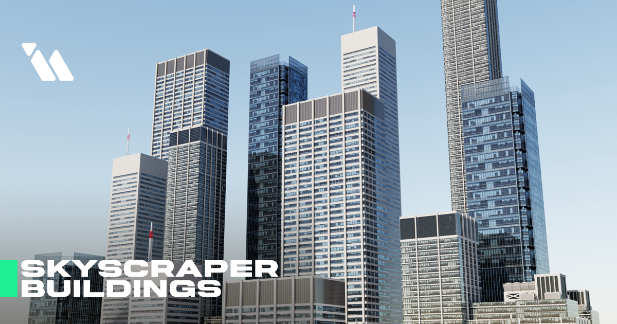 Skyscraper Buildings Pack | 3D 도시 | Unity Asset Store