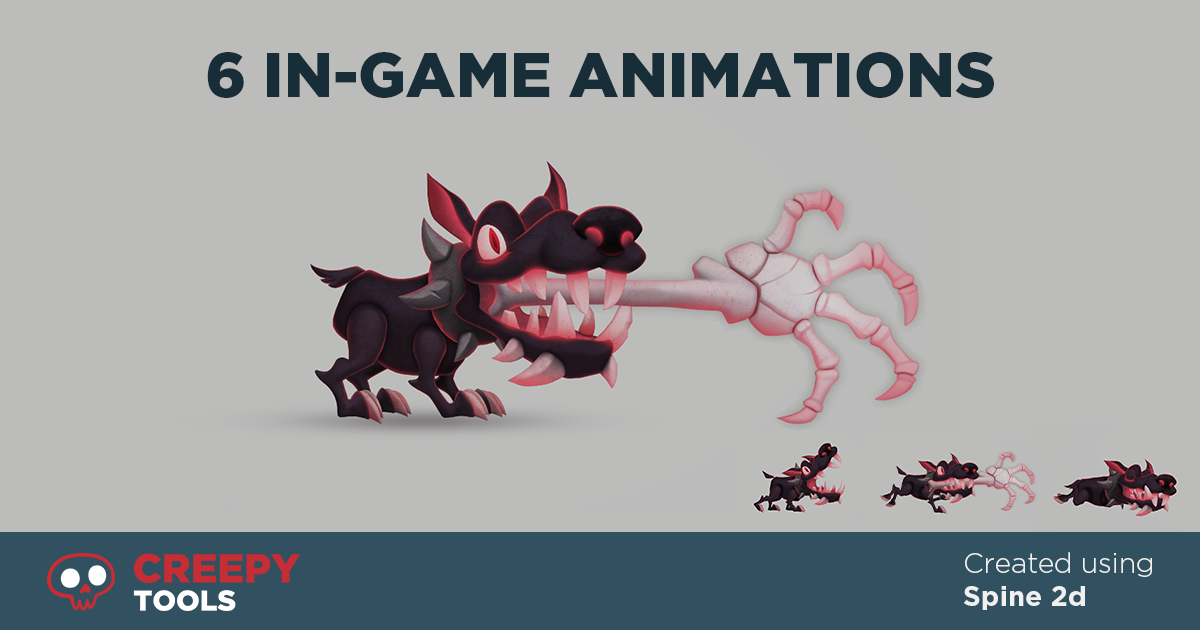 Stylized Dog - (Spine 2D) | 2D Characters | Unity Asset Store