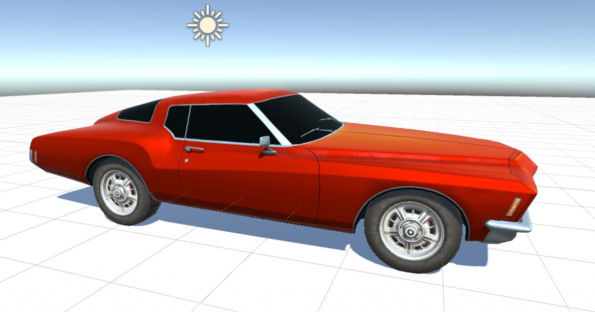 Original muscle car HQ Mobile | 3D Characters | Unity Asset Store