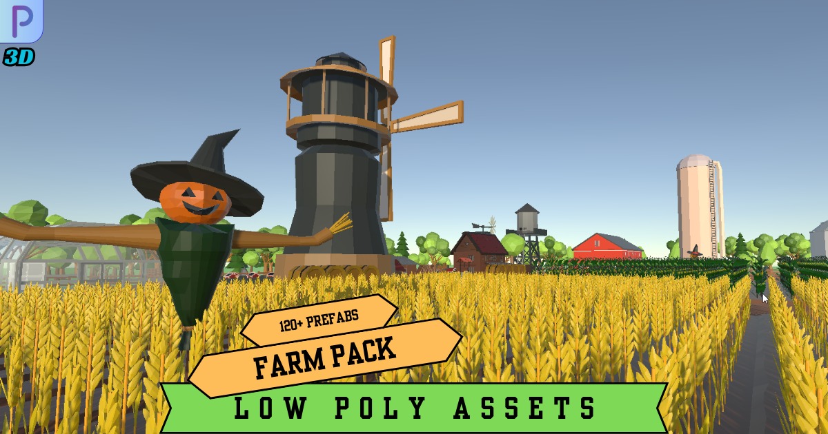 Low Poly Farm Pack - PVA | 3D Environments | Unity Asset Store
