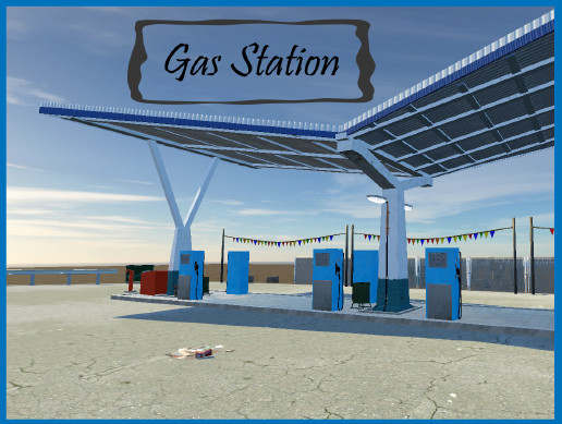 Countryside gas station | 3D Environments | Unity Asset Store