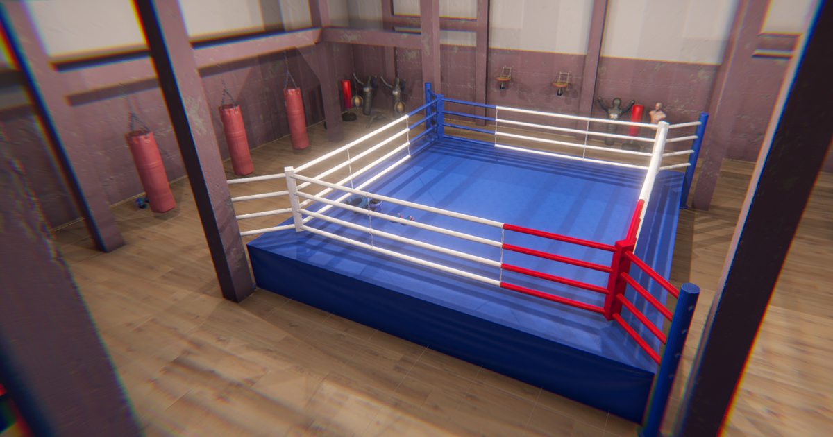 Boxing hall - interior and equipments | 3D Interior | Unity Asset Store