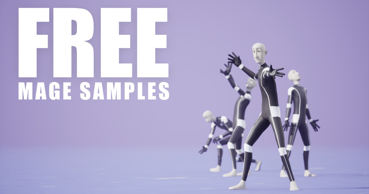 Mage Bundle Samples - Free Motion Capture | 3D Animations | Unity Asset Store