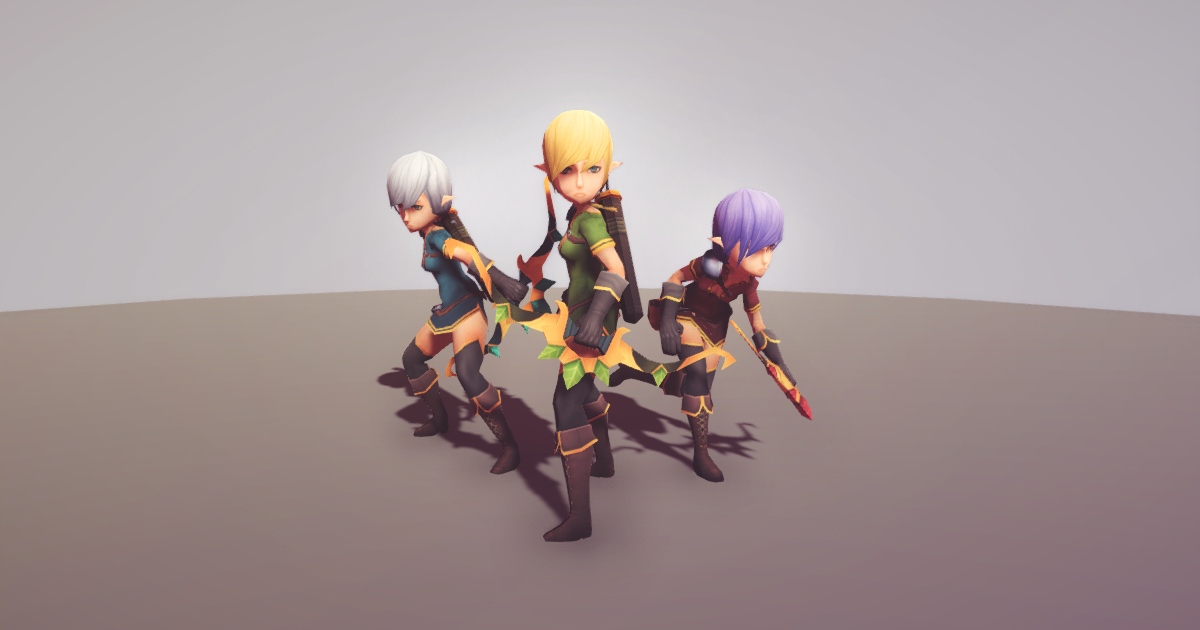 Elven Archer | Characters | Unity Asset Store