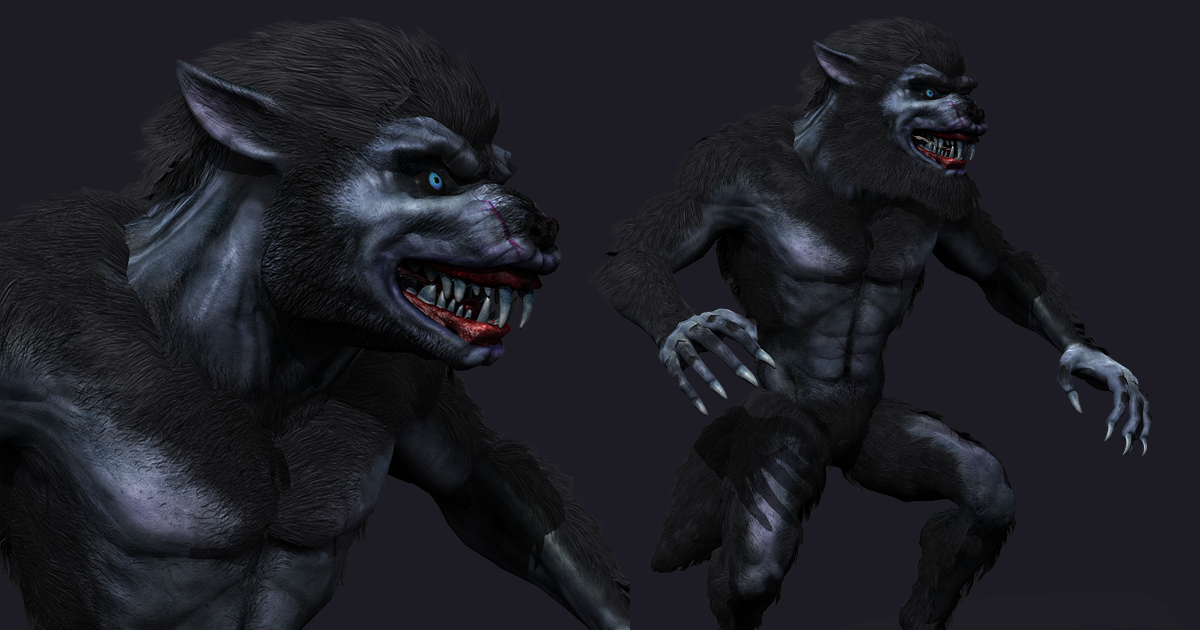 Animated Werewolf | 3D Characters | Unity Asset Store