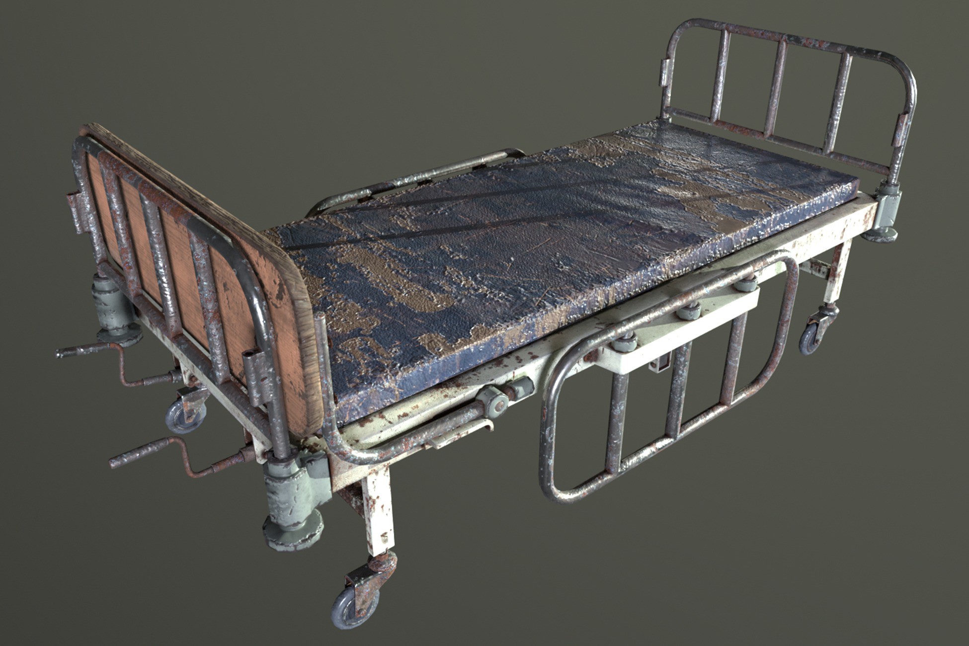 Animating Hospital Bed,Attendant Bed,IV Pole PBR (+HDRP+URP)(AAA ...