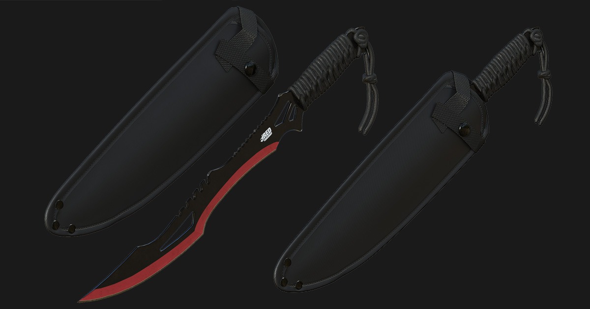 Red Guardian Blade | 3D Weapons | Unity Asset Store