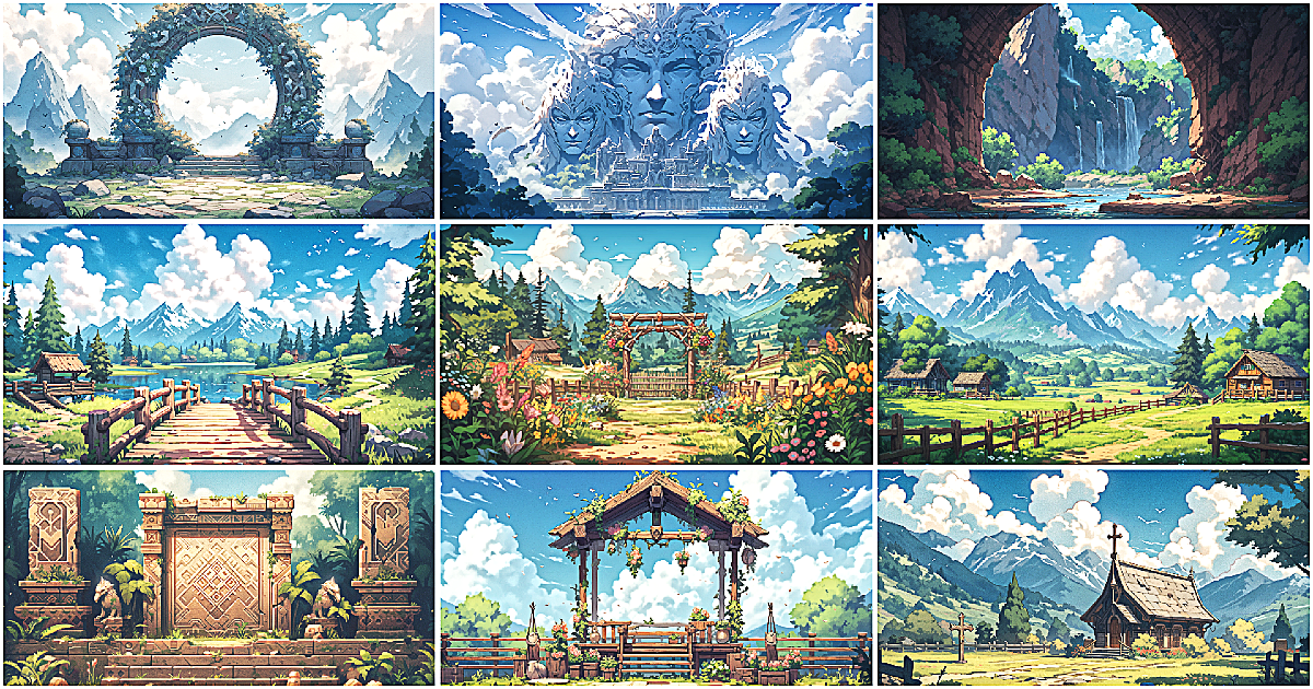 BACKGROUND - Pixel Mountain 2 | 2D Environments | Unity Asset Store