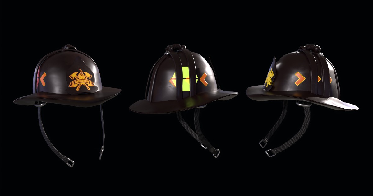 Firefighter Hat | Props | Unity Asset Store
