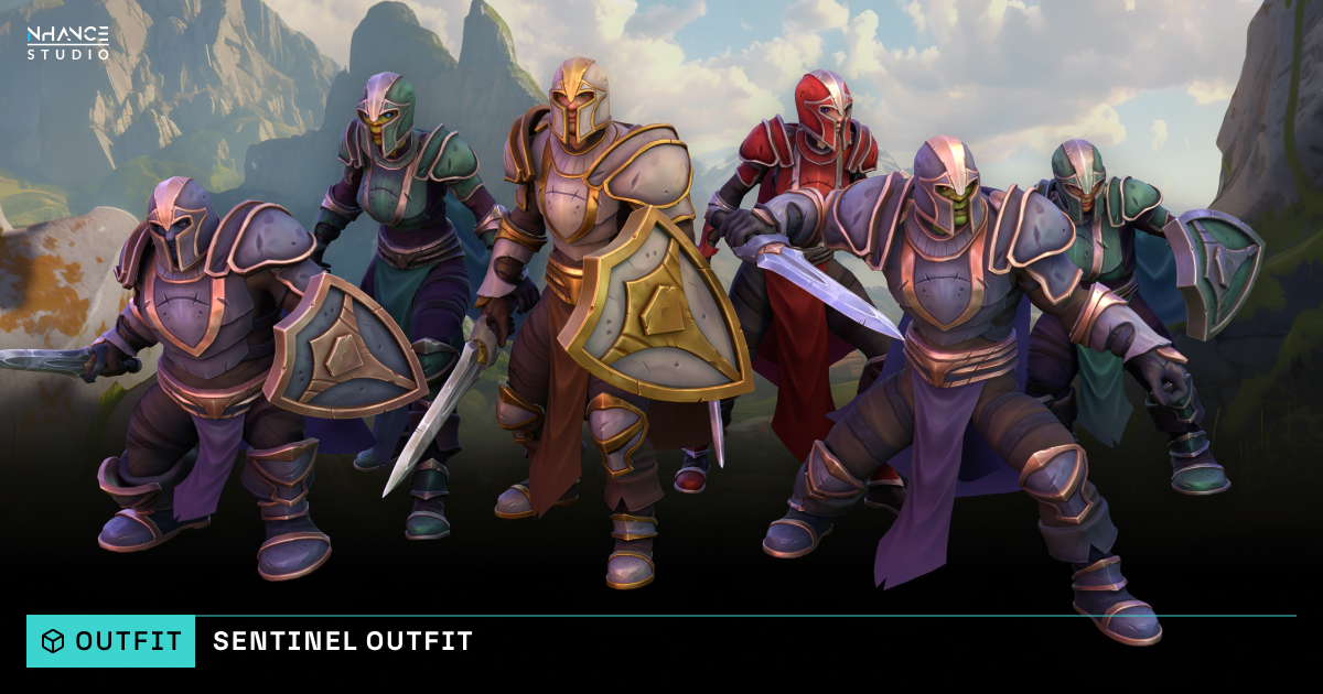 Stylized Medieval Sentinel Outfit | 3D 휴머노이드 | Unity Asset Store