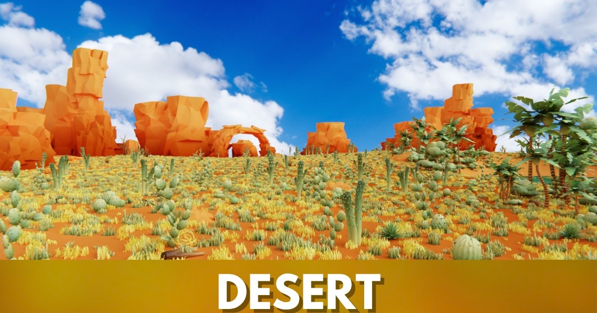 Low Poly Desert by IGS | 3D Environments | Unity Asset Store