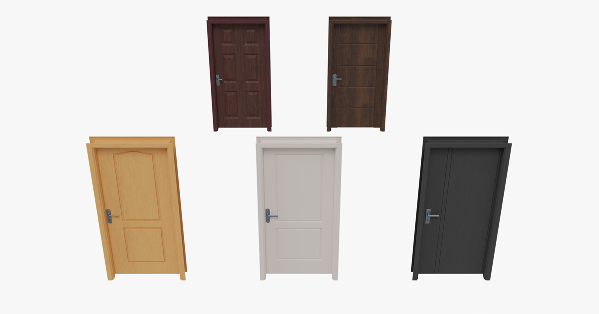 Doors Pack V01 | 3D Props | Unity Asset Store