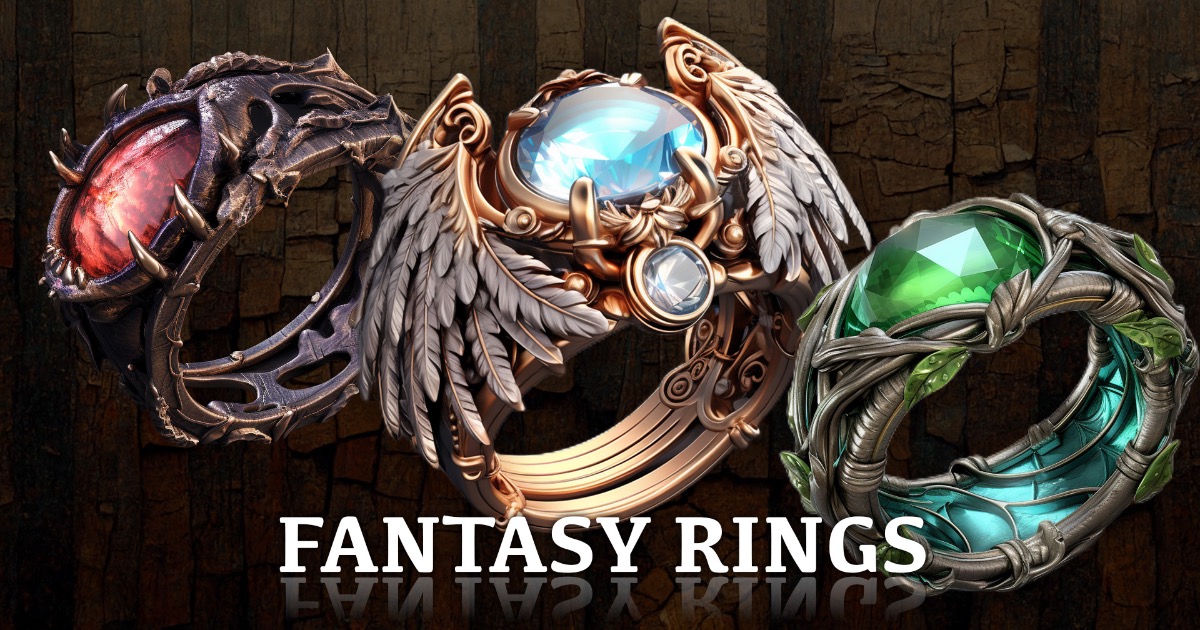 Fantasy Rings 2D | 2D Icons | Unity Asset Store
