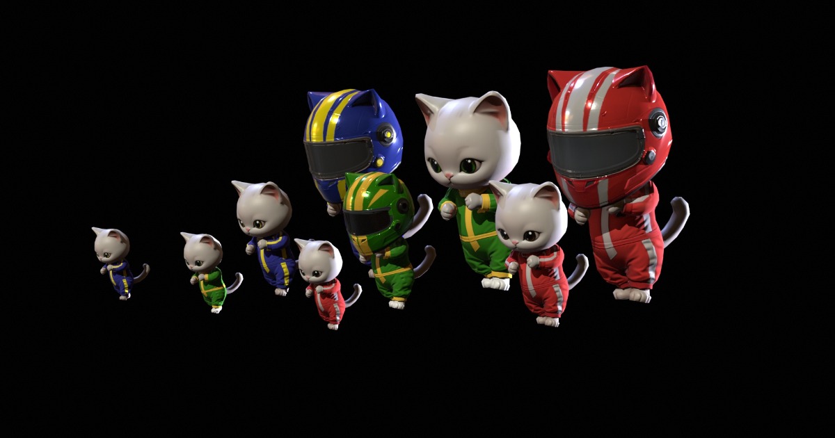 Cats2Pack2 | 3D Animals | Unity Asset Store