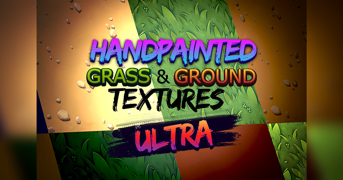 Handpainted Grass and Ground Textures Ultra | 2D Nature | Unity Asset Store