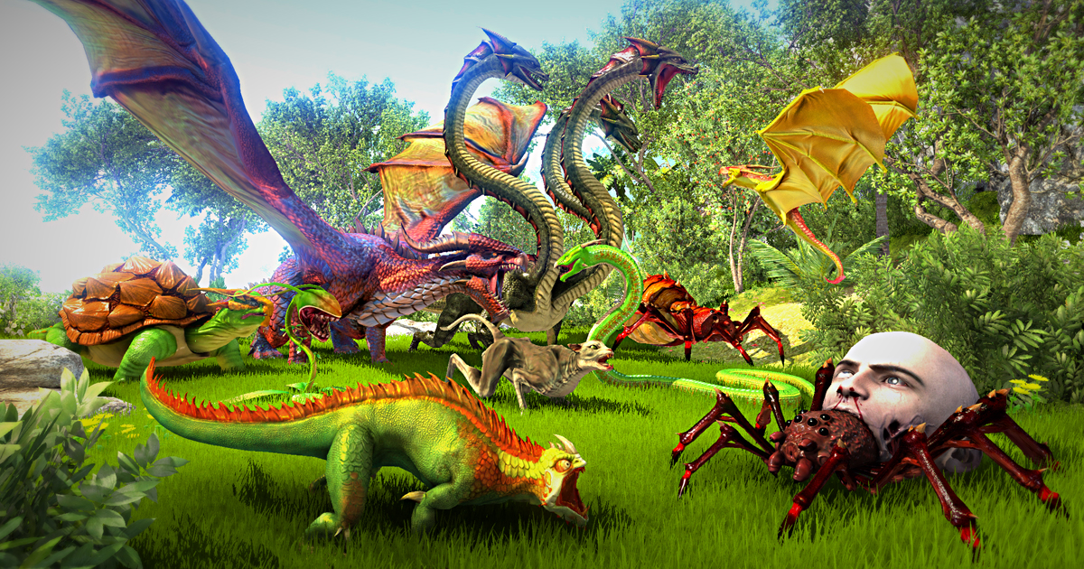 Fantasy Creature Pack 1 | 3D Creatures | Unity Asset Store