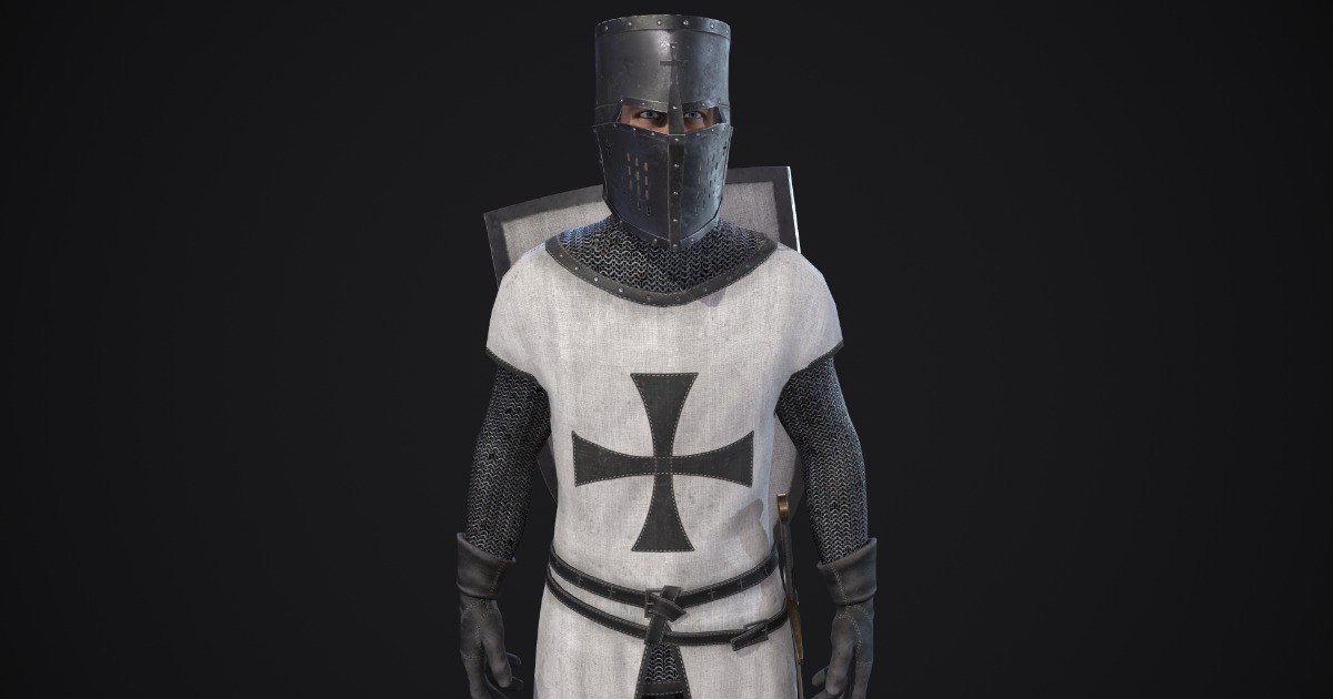 Crusader Knight | 3D Characters | Unity Asset Store