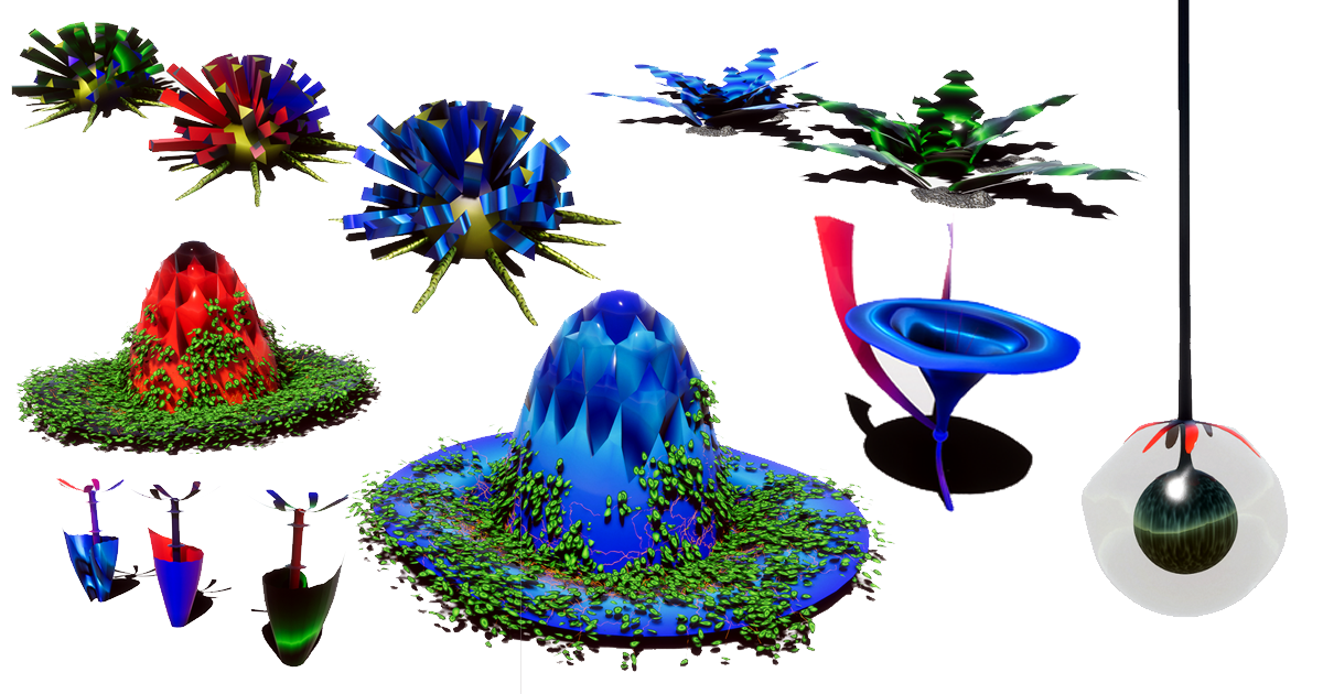 Alien Fauna 01 | 3D Fantasy | Unity Asset Store