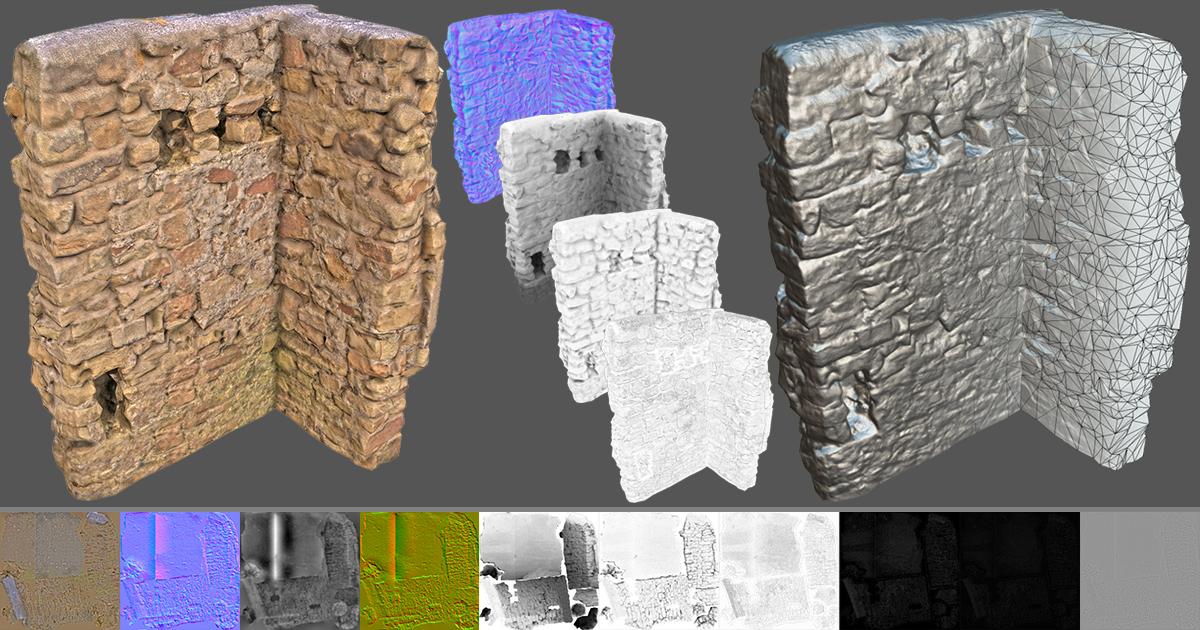 Wall Corner 2 | 3D Environments | Unity Asset Store