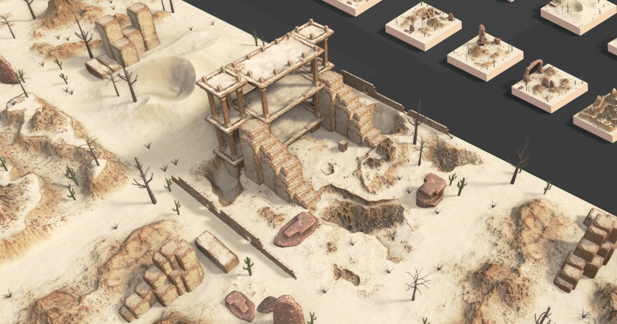 Desert Terrain- Sand Storm and Dune Environment | 3D Landscapes | Unity ...