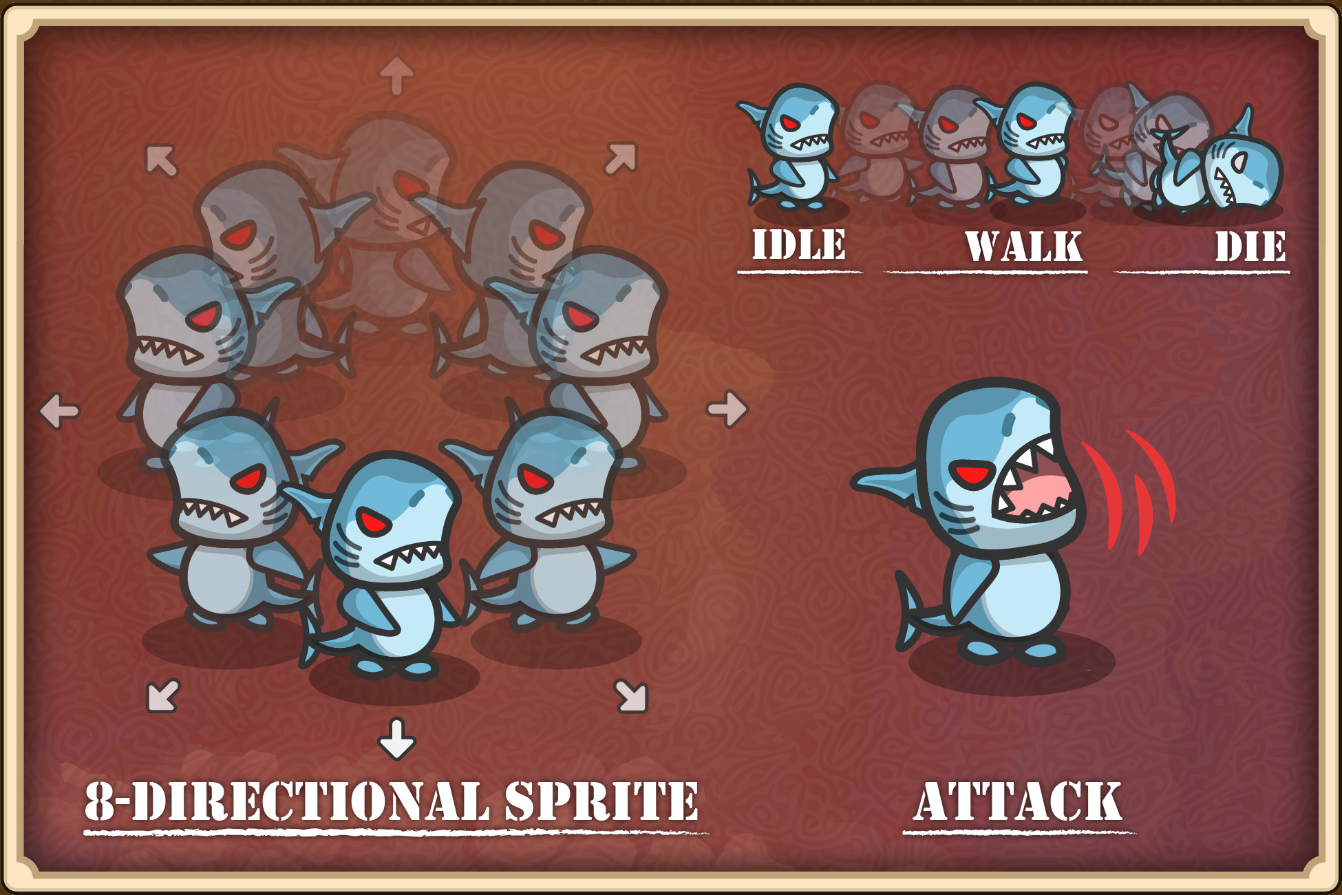 2D Monster - Cute & Chibi: Demo Pack (Unique Skill Animated Prefab with SFX) | 2D Characters ...