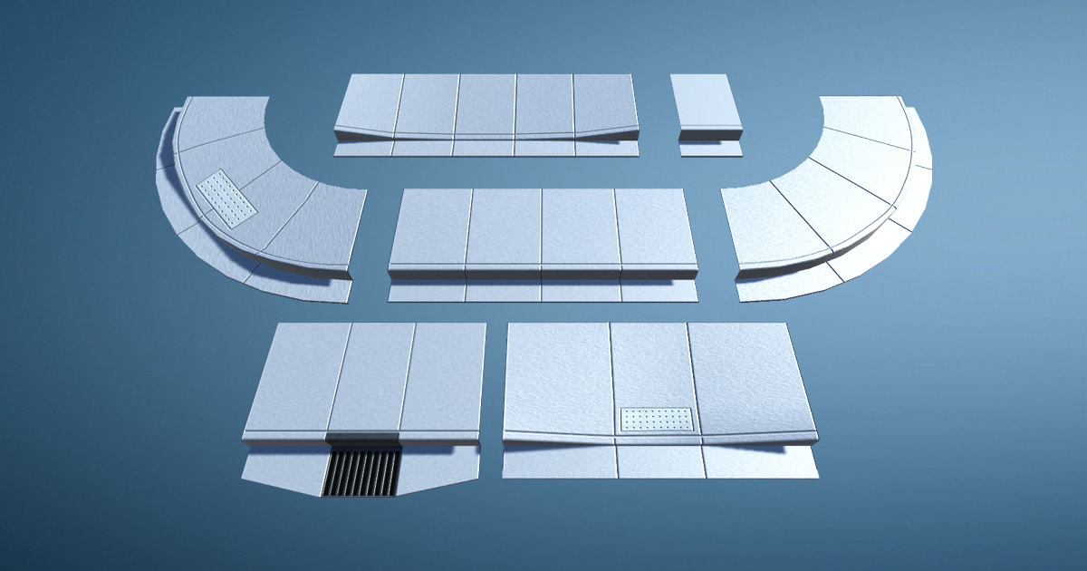 Modular Sidewalk | 3D Exterior | Unity Asset Store