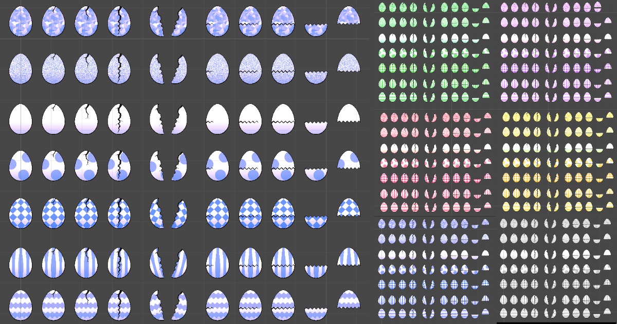 Egg CartoonType Vol.2 | 2D Icons | Unity Asset Store