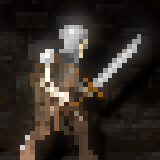 Undead Swordsman - Pixel Art Character