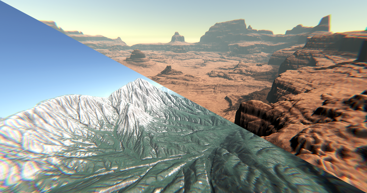 3D Realistic Terrain Vol 1 | 3D 풍경 | Unity Asset Store