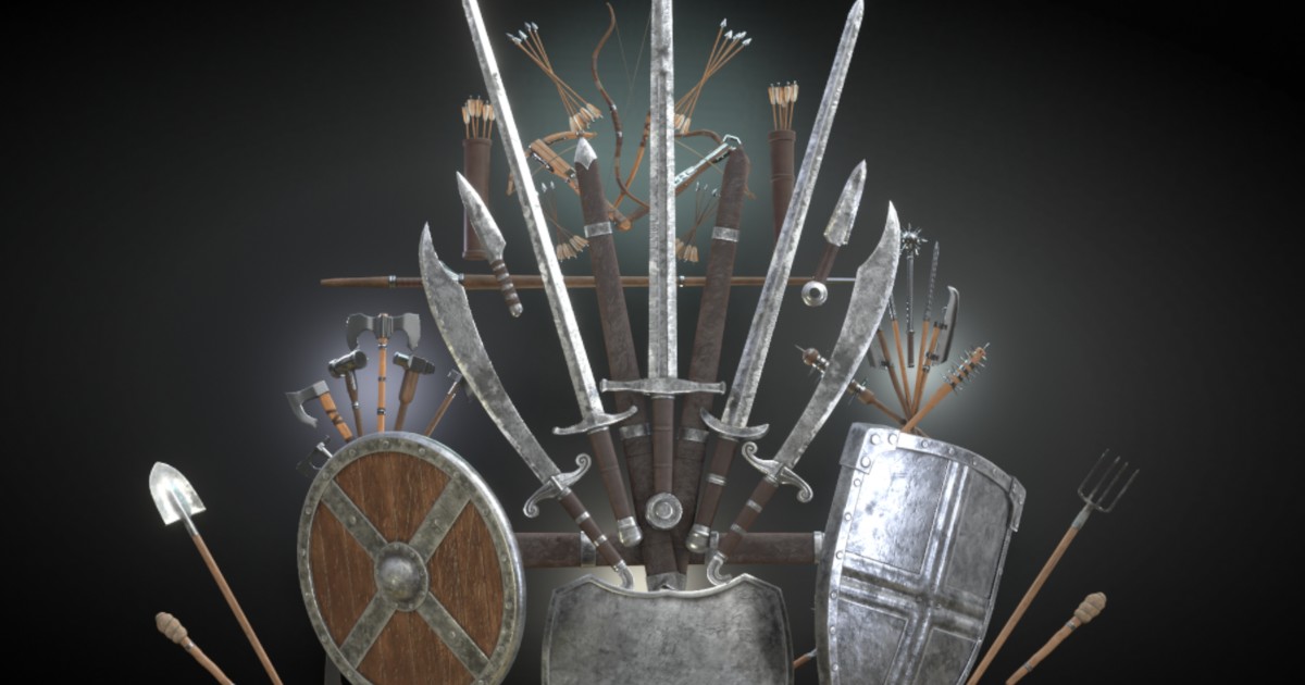 Medieval Weapons Packs | 3D Props | Unity Asset Store