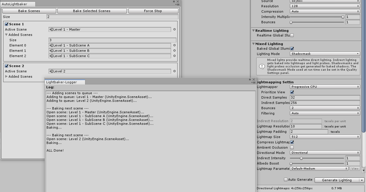 Automatic Light Baker | Utilities Tools | Unity Asset Store