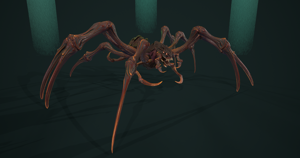 Spider03 | 3D Creatures | Unity Asset Store