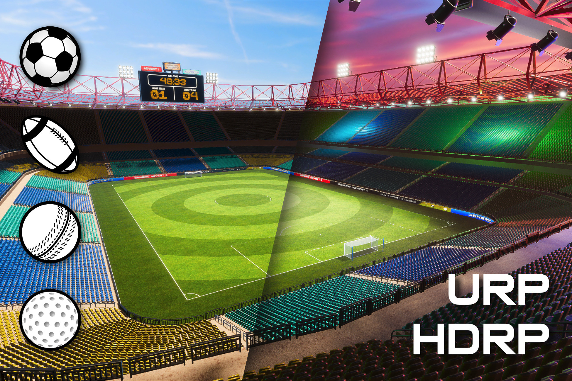 Multi Sport Stadium | 3D Environments | Unity Asset Store